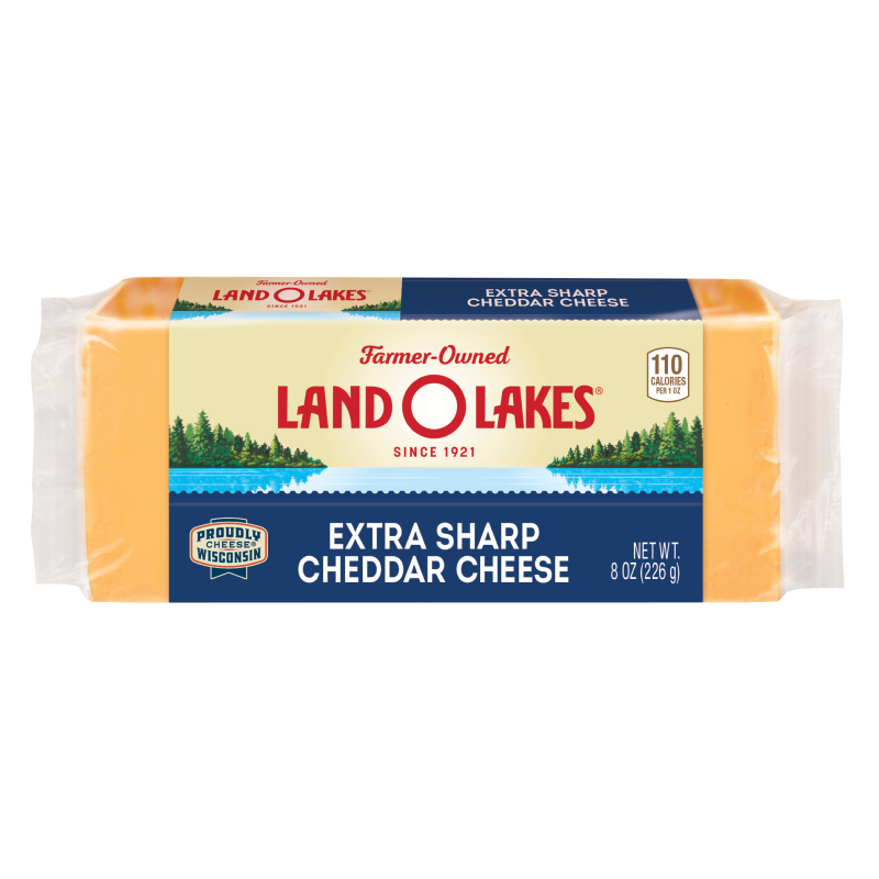 Extra Sharp Cheddar Cheese Chunk | Land O'Lakes