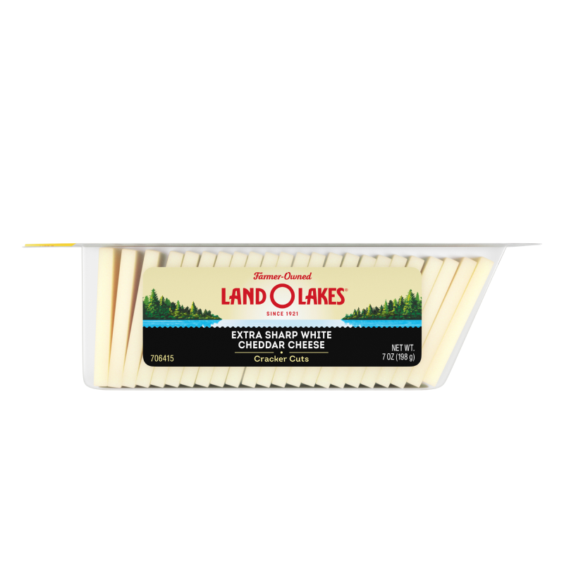 Extra Sharp White Cheddar Cheese Cracker Cuts | Land O'Lakes
