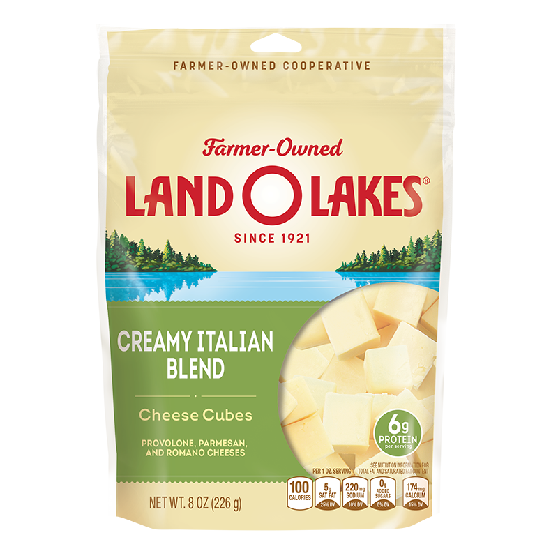 Creamy Italian Blend Cheese Cubes | Land O'Lakes